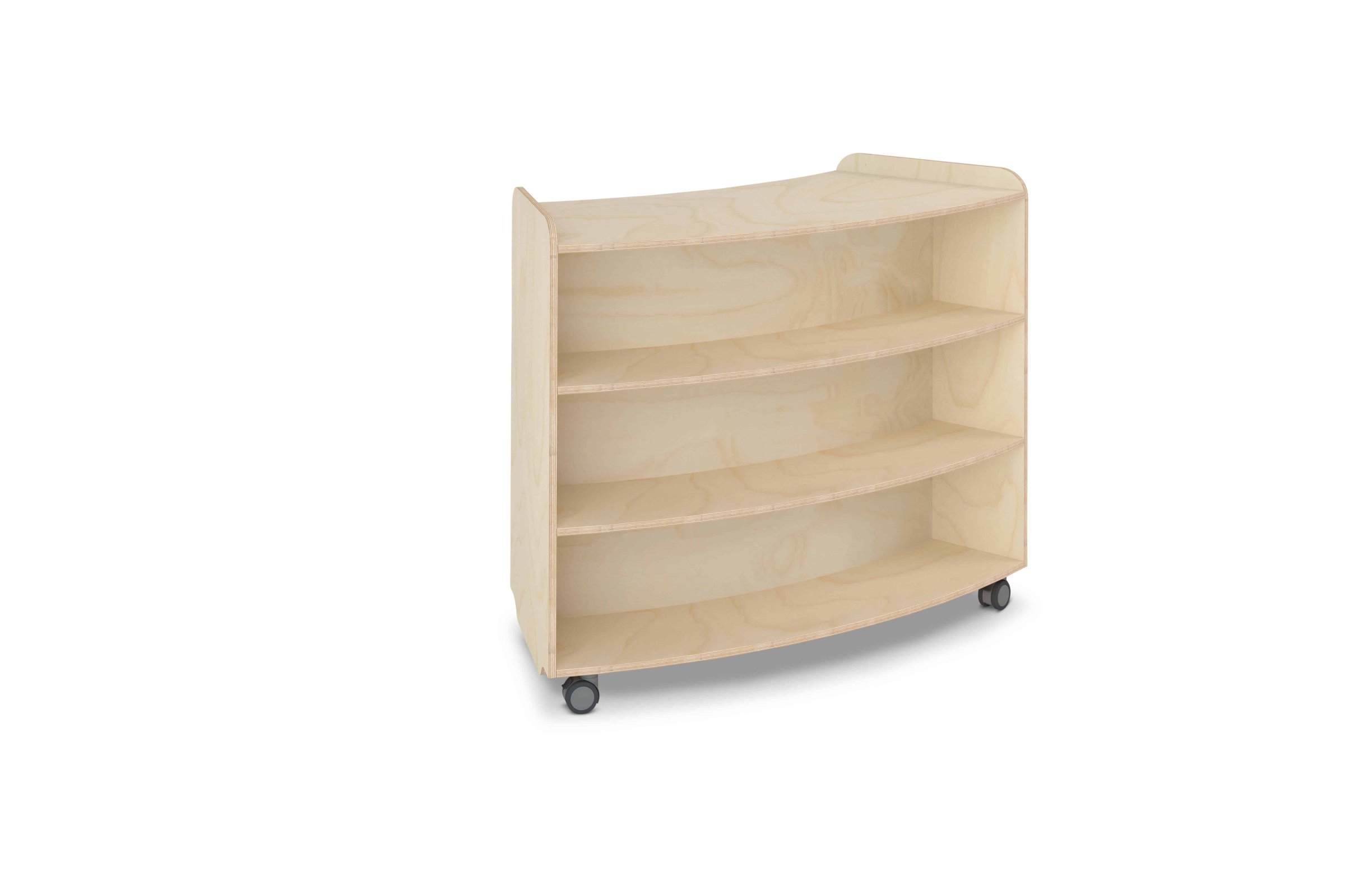 Library Curved Shelving Unit - Learning Spaces Global