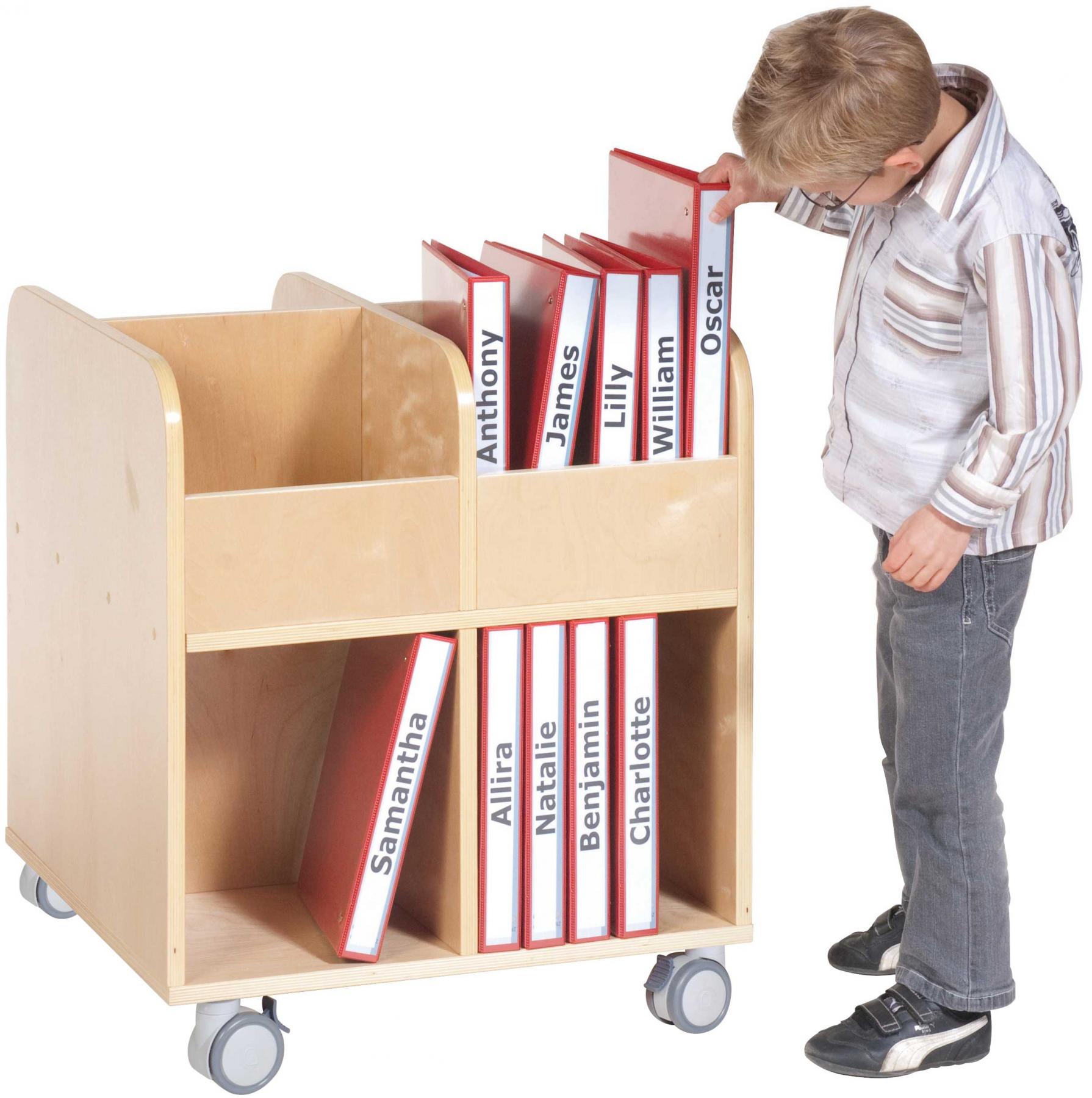 Mobile Profile Book Storage Unit - Learning Spaces Global