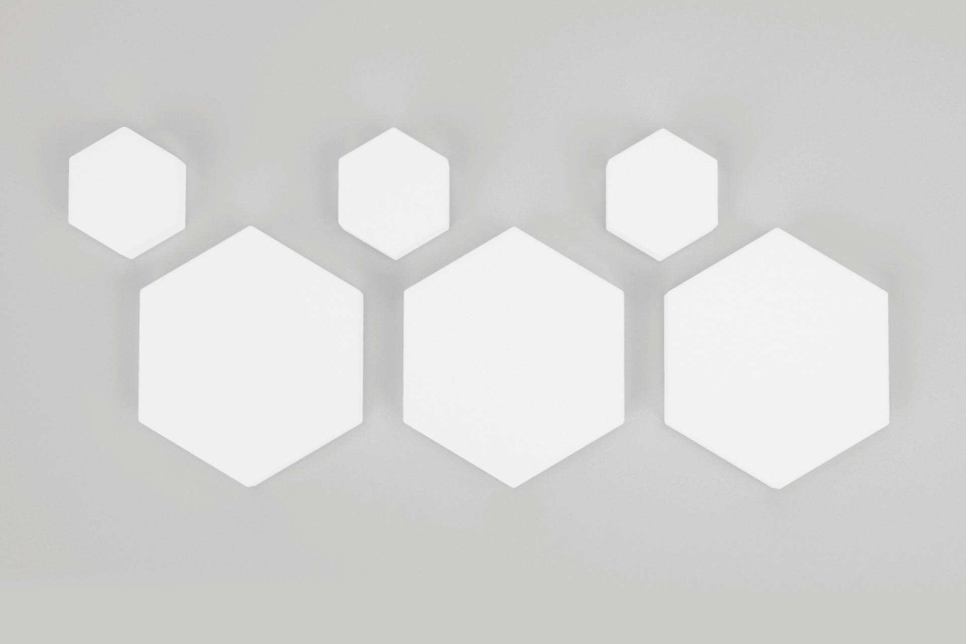 Sound Absorbing Acoustic Ceiling or Wall Panel - Single Hexagon ...