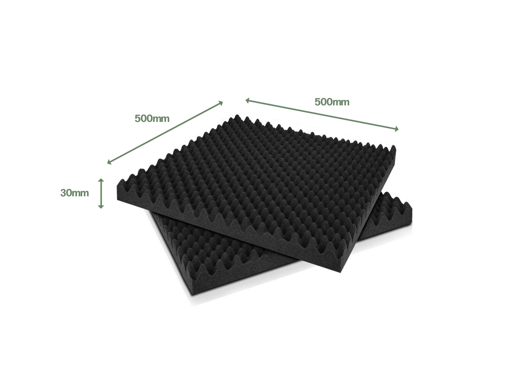 Acoustic Eggshell Foam Panels