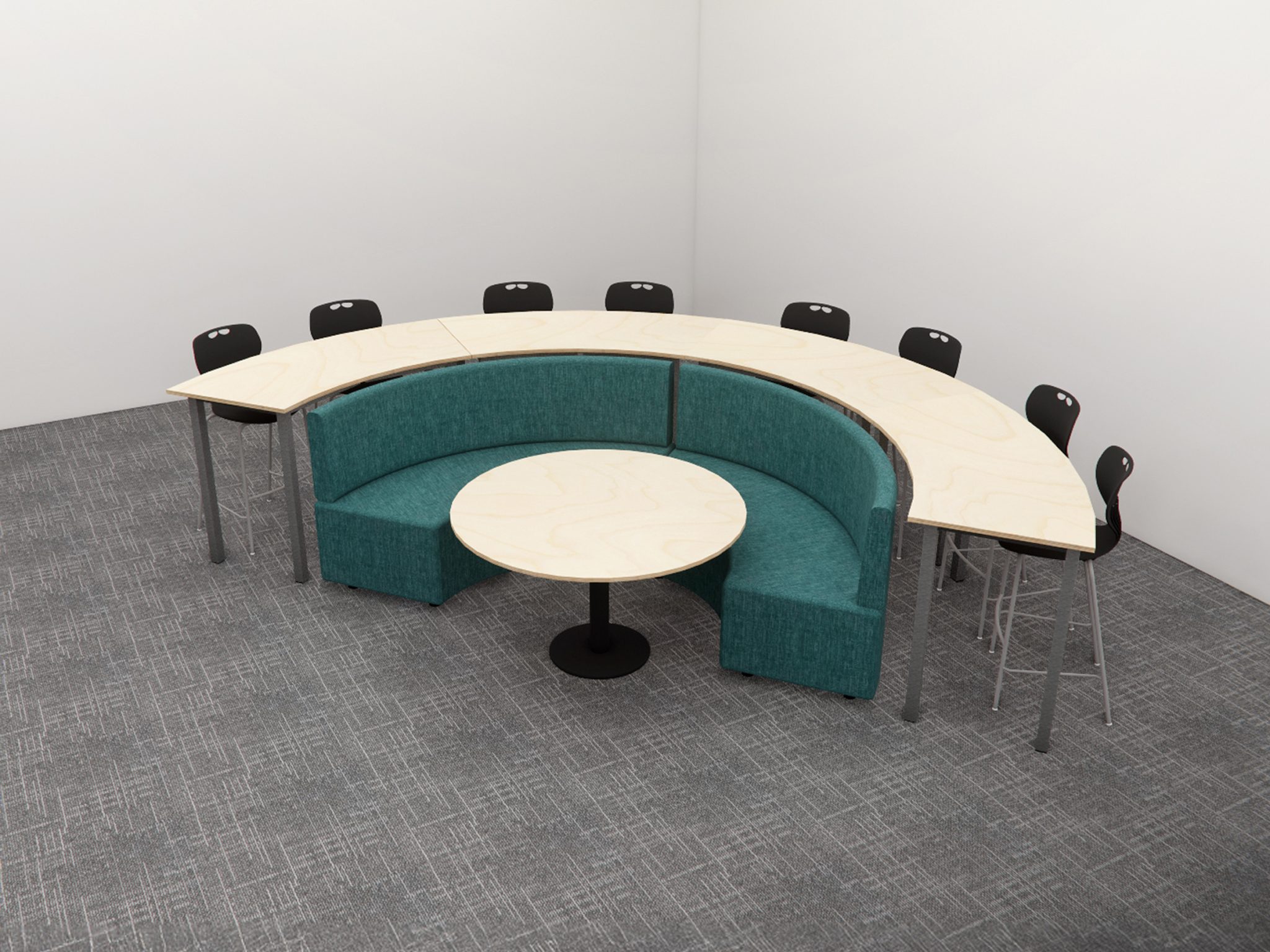 Chillax Curved Campfire Seating Package - Learning Spaces Global