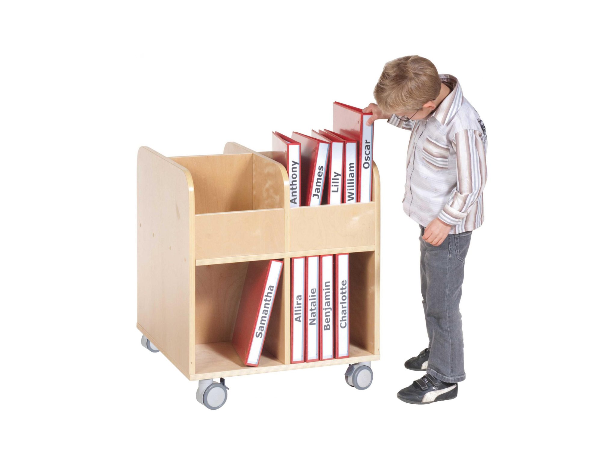 Mobile Profile Book Storage Unit - Learning Spaces Global