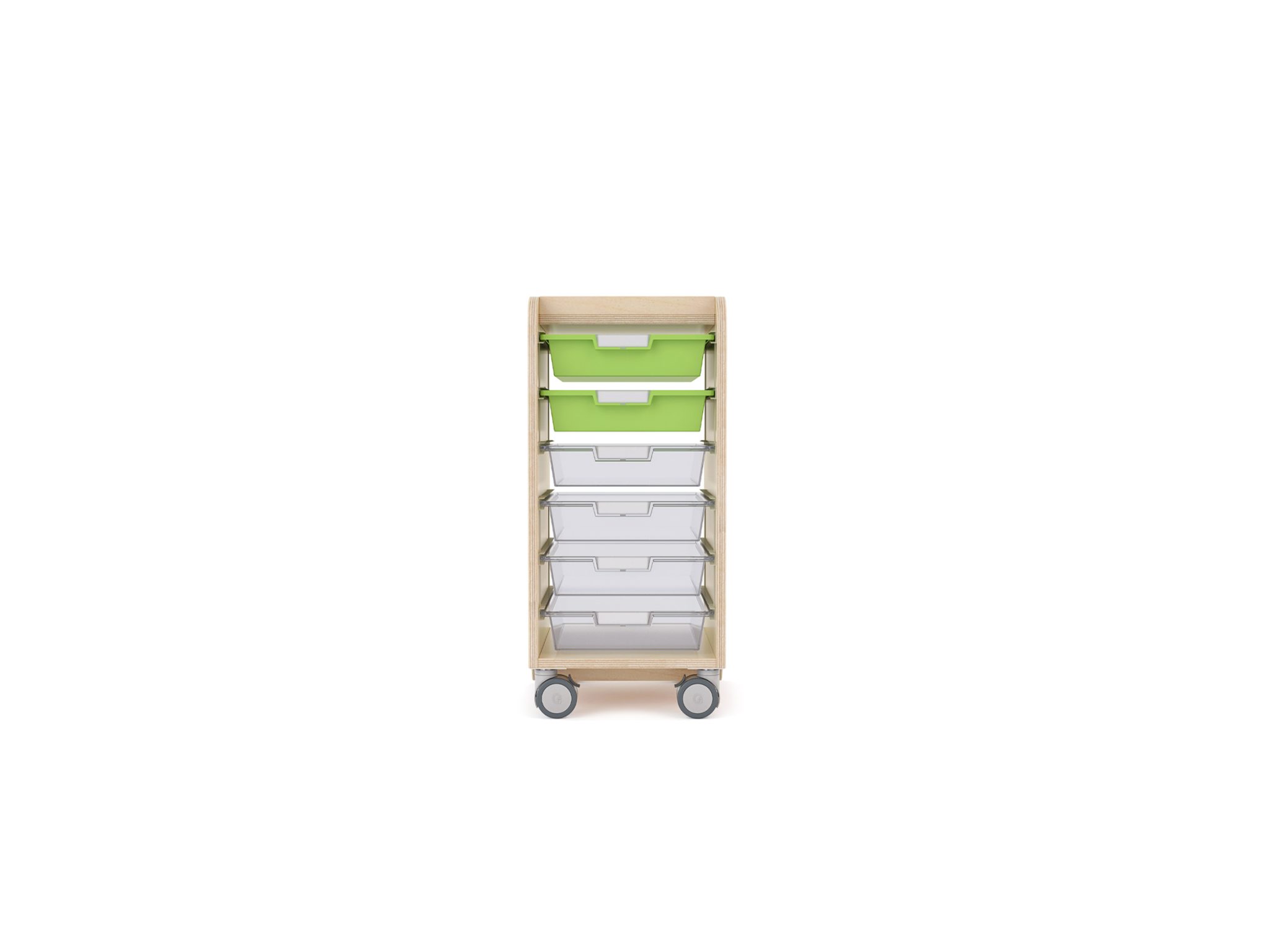 Glide & Tilt Tote-Tray Storage 1 Bay - Learning Spaces Global