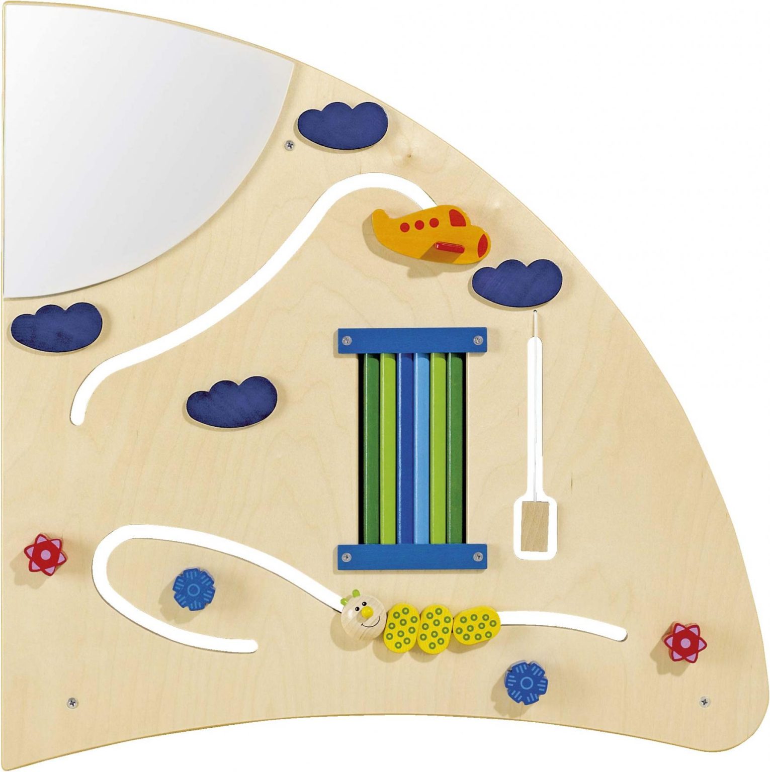 Quarter Circle Right - Sensory Learning Wall Panel - Learning Spaces Global