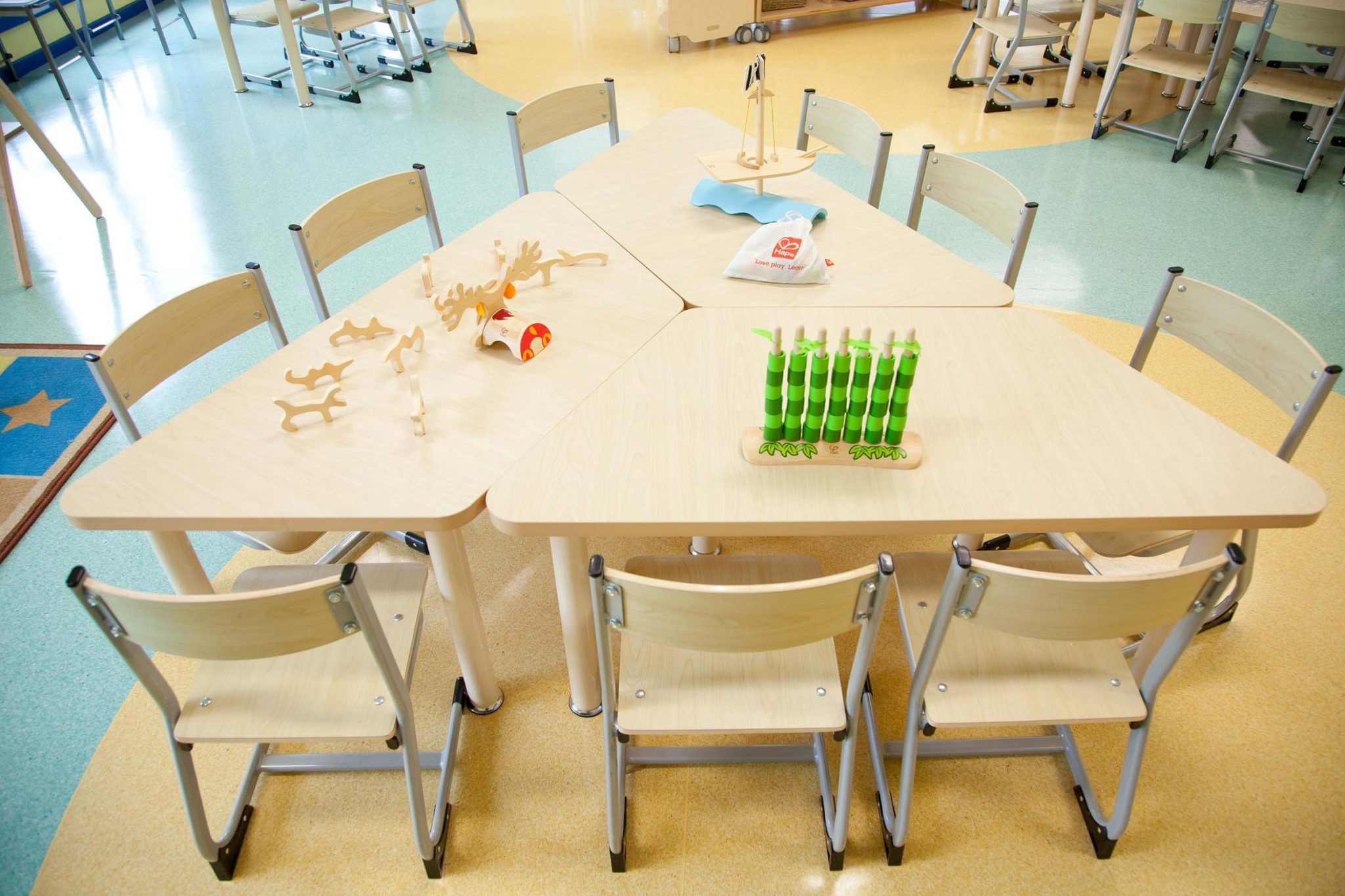 Trapezoidal Dura Table - Learning Spaces Global