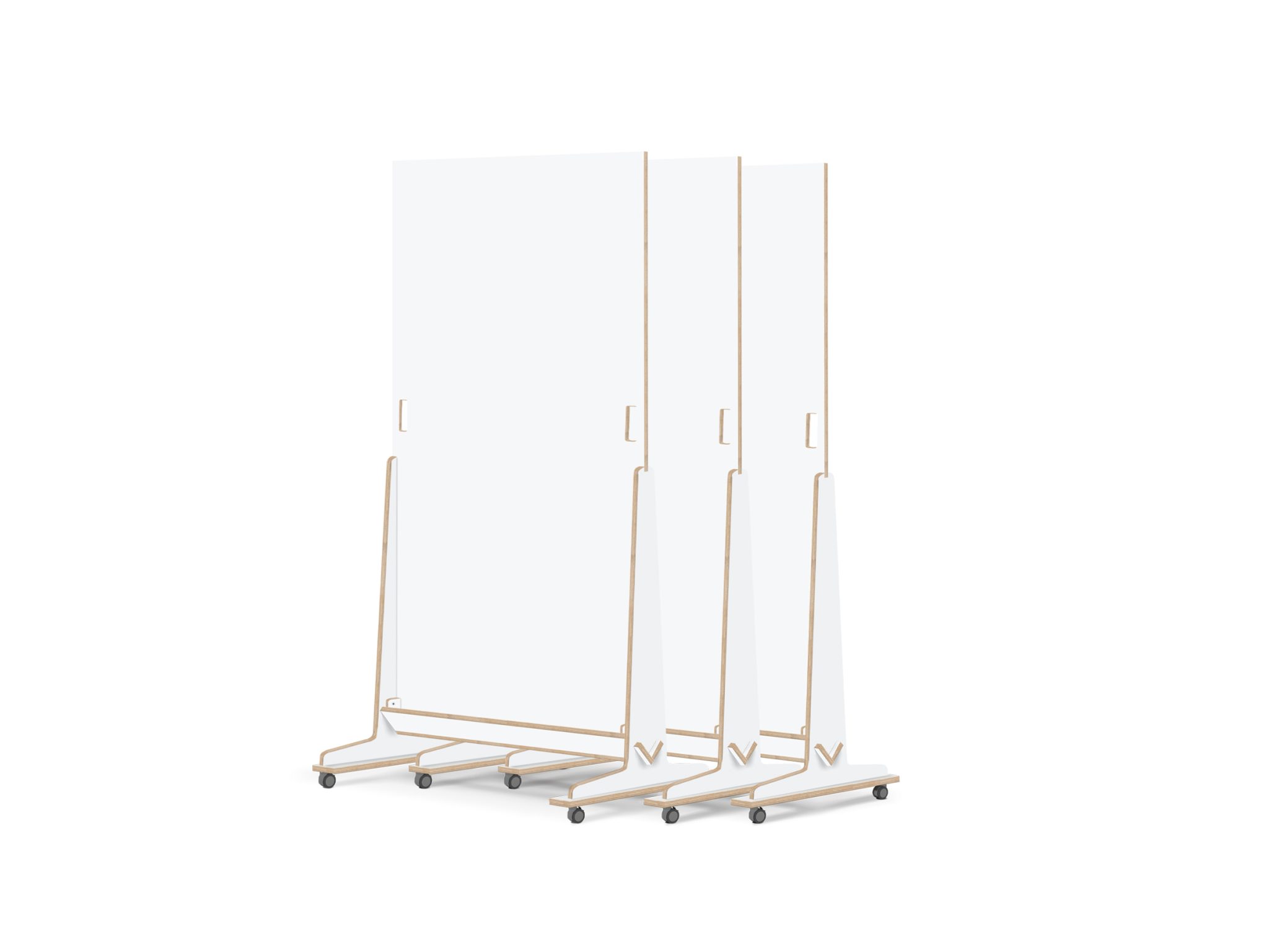 Mobile Birch Whiteboard Divider - Learning Spaces Global